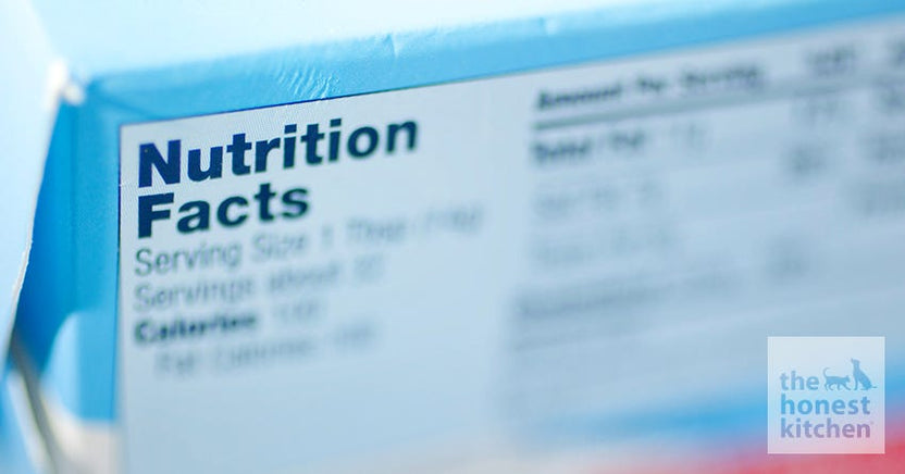 Making Sense of the Guaranteed Analysis Label – The Honest Kitchen