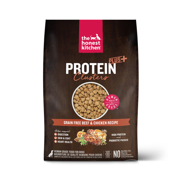 Grain Free Beef & Chicken Protein Plus+ Clusters – The Honest Kitchen